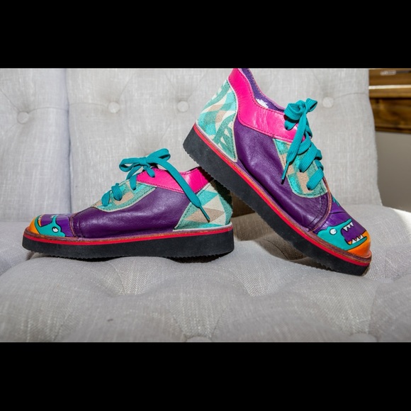 soletech walker | Shoes | Soltech Hand Painted Handmade Leather Bootie ...